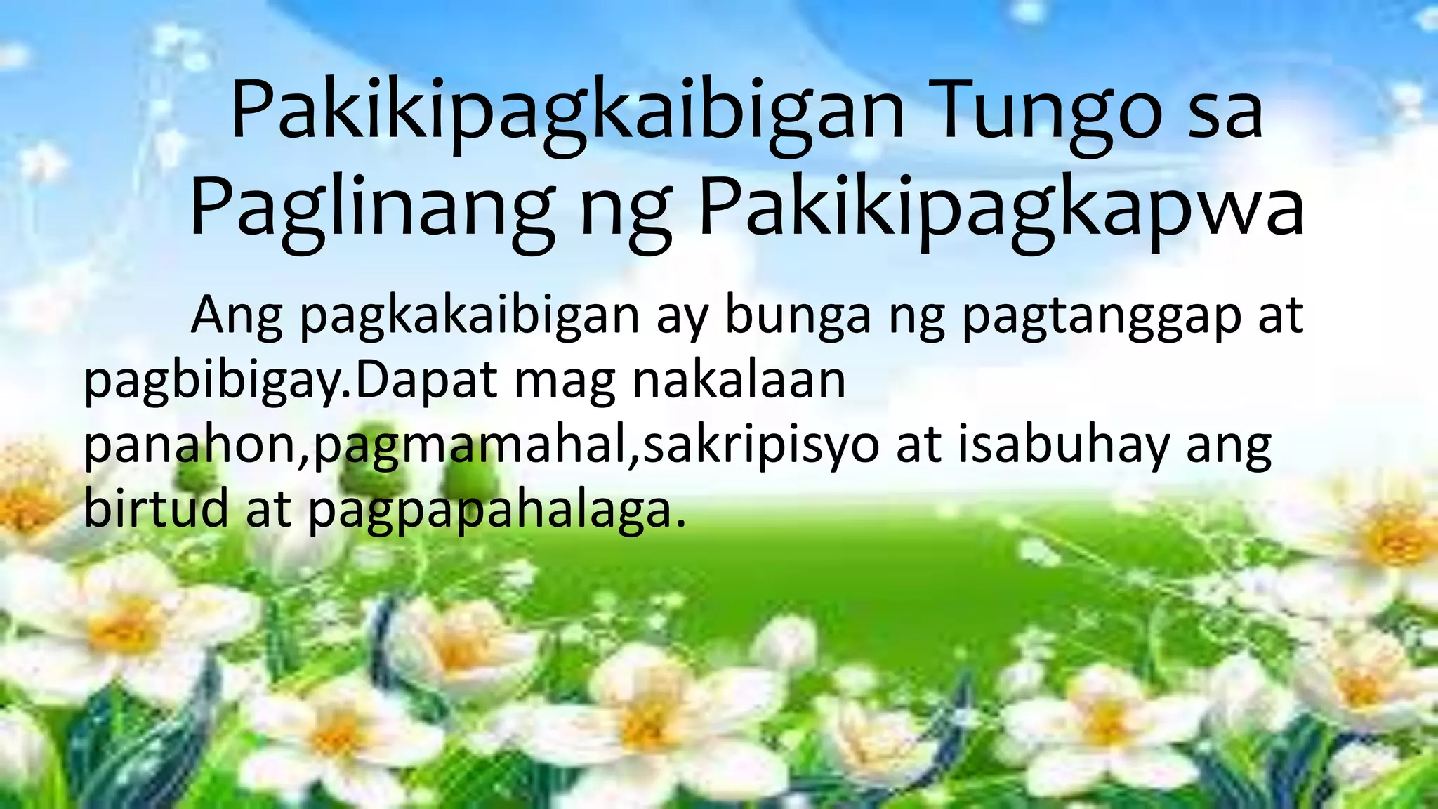 Ang pagkakaibigan | PPTX