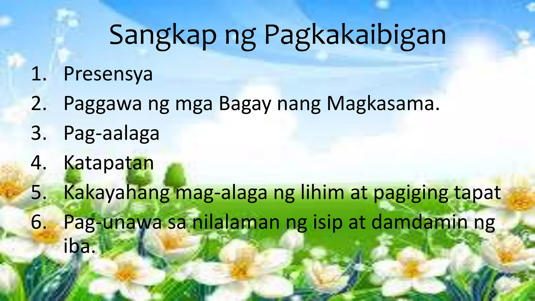Ang pagkakaibigan | PPTX