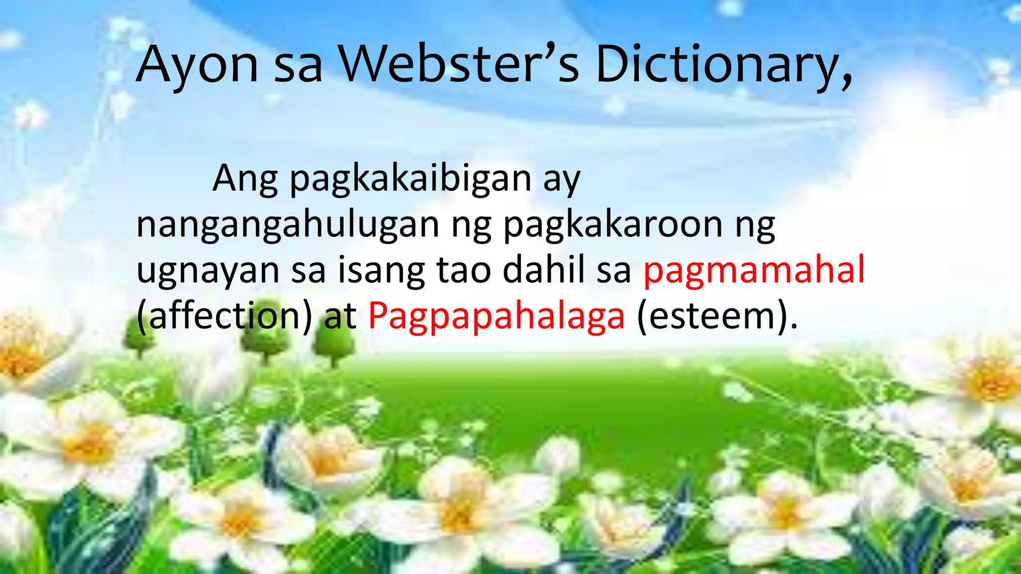 Ang pagkakaibigan | PPTX