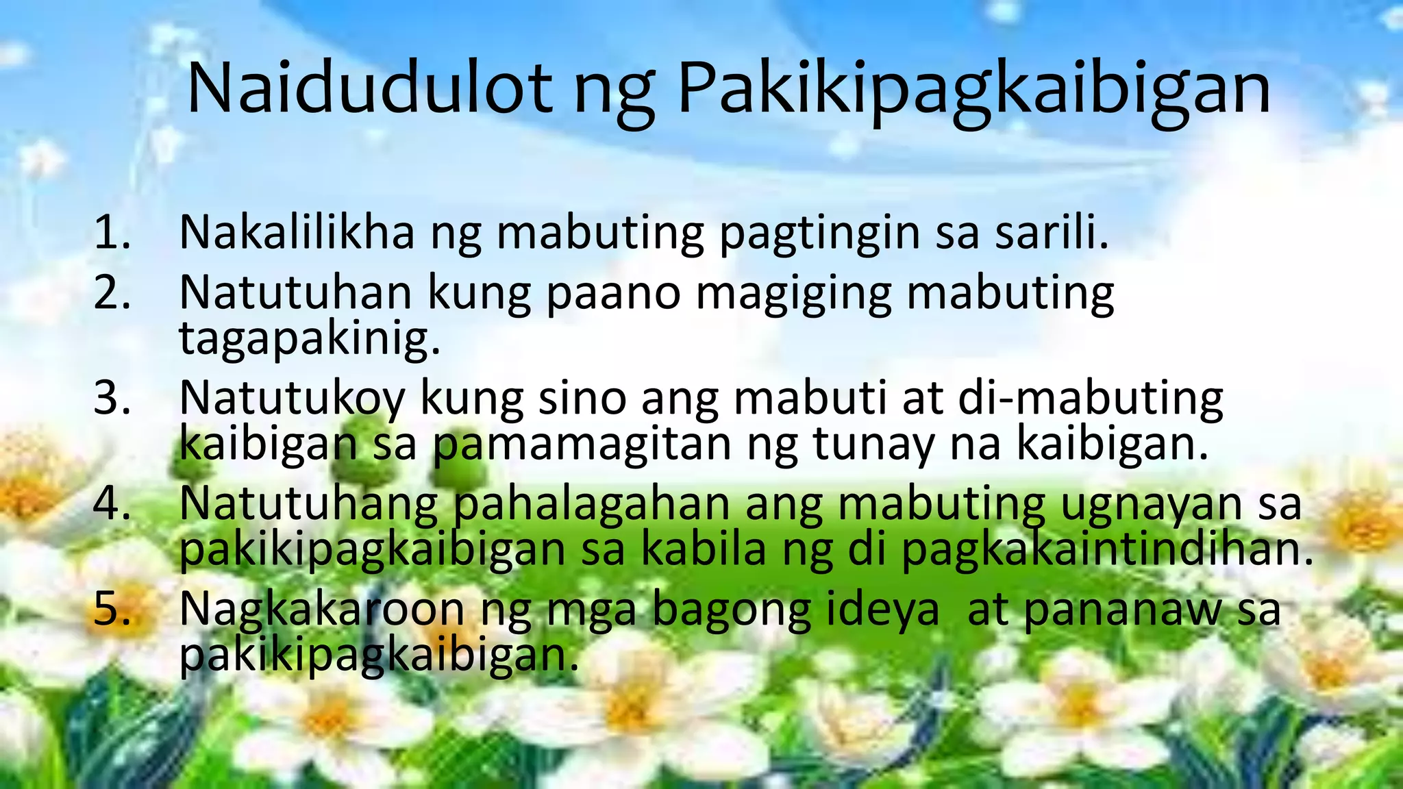 Ang pagkakaibigan | PPTX