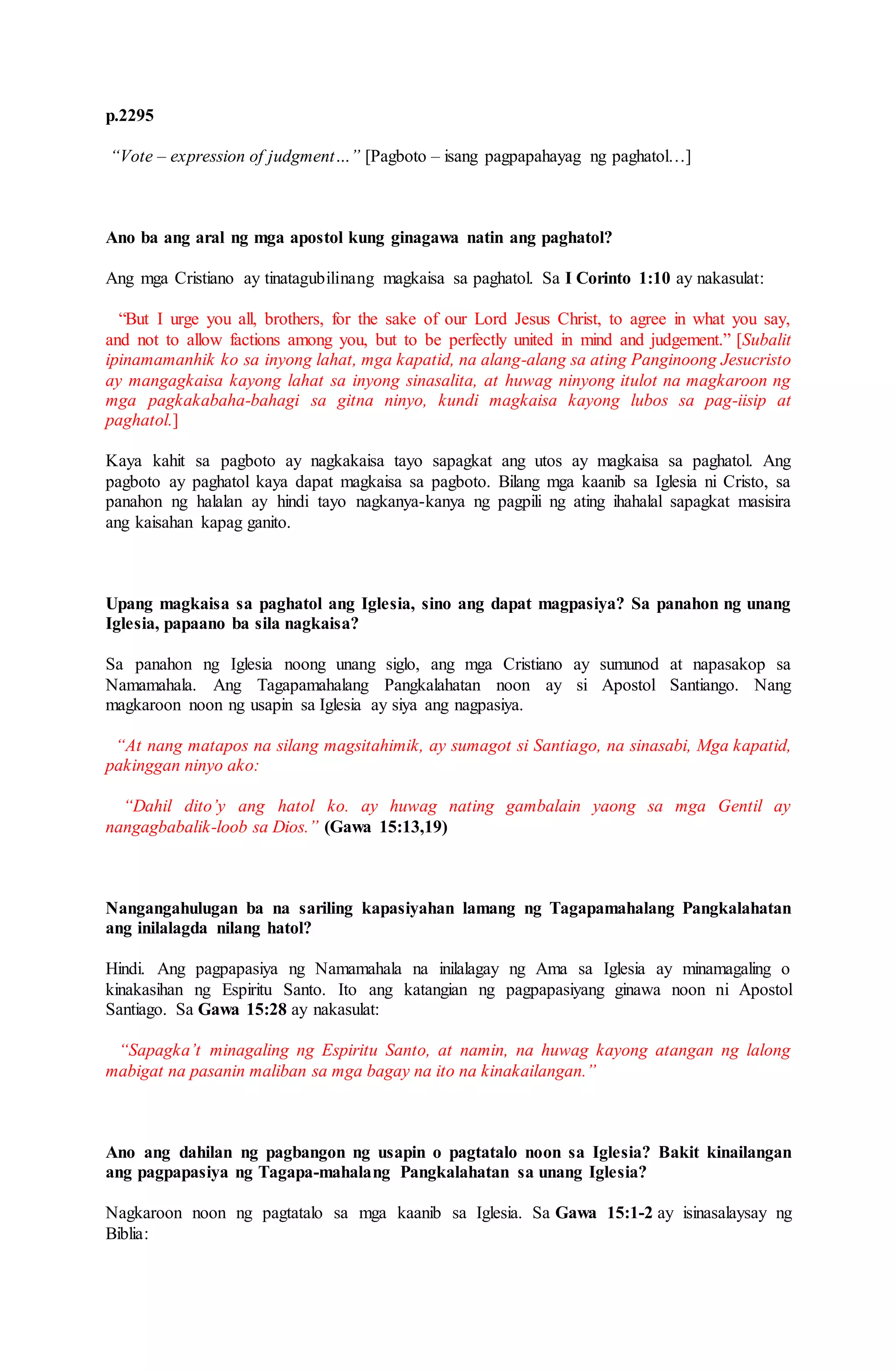 Ang pagkakaisa | DOCX