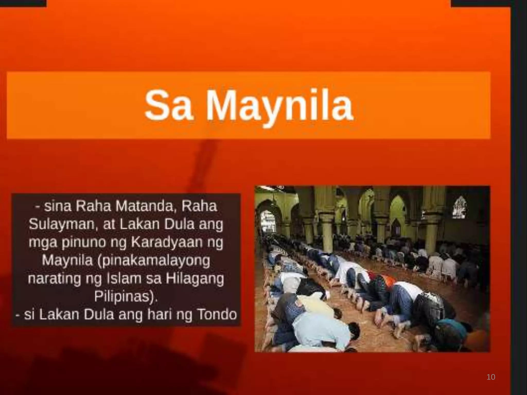 Ang paglaganap ng relihiyong islam | PPTX