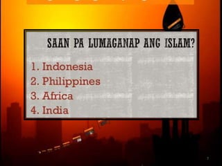 Ang paglaganap ng relihiyong islam | PPTX