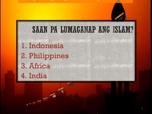 Ang paglaganap ng relihiyong islam | PPTX
