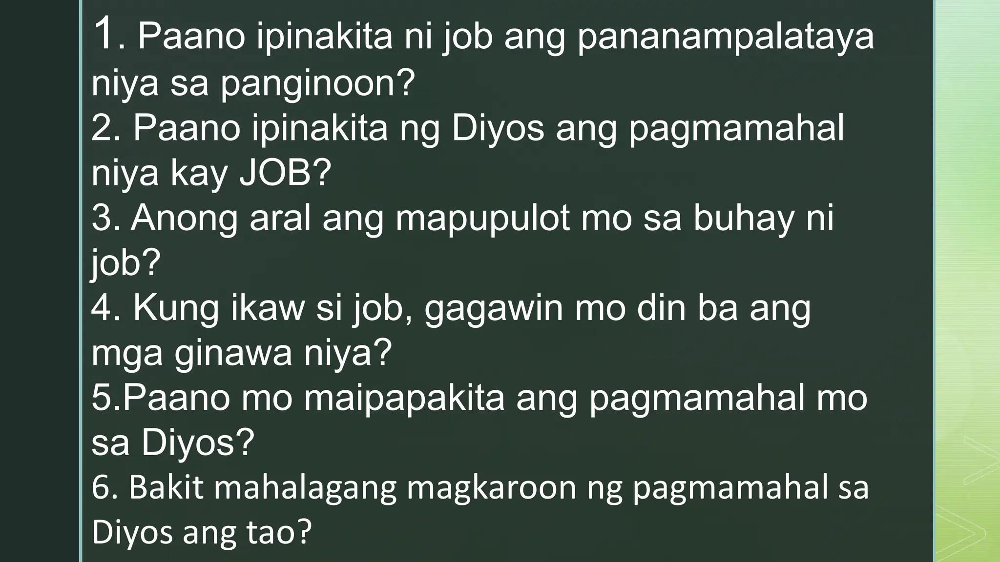 Ang Pagmamahal sa Diyos.pptx esp 10 3rd quarter | PPTX