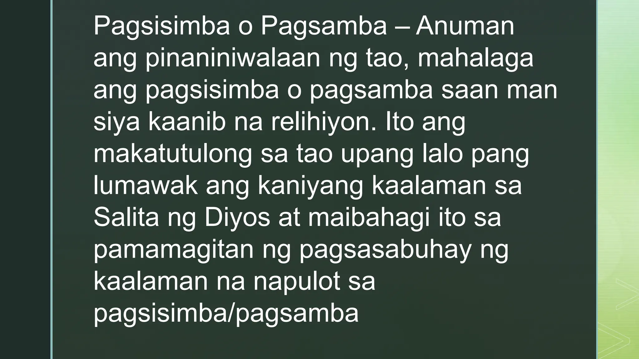 Ang Pagmamahal sa Diyos.pptx esp 10 3rd quarter | PPTX
