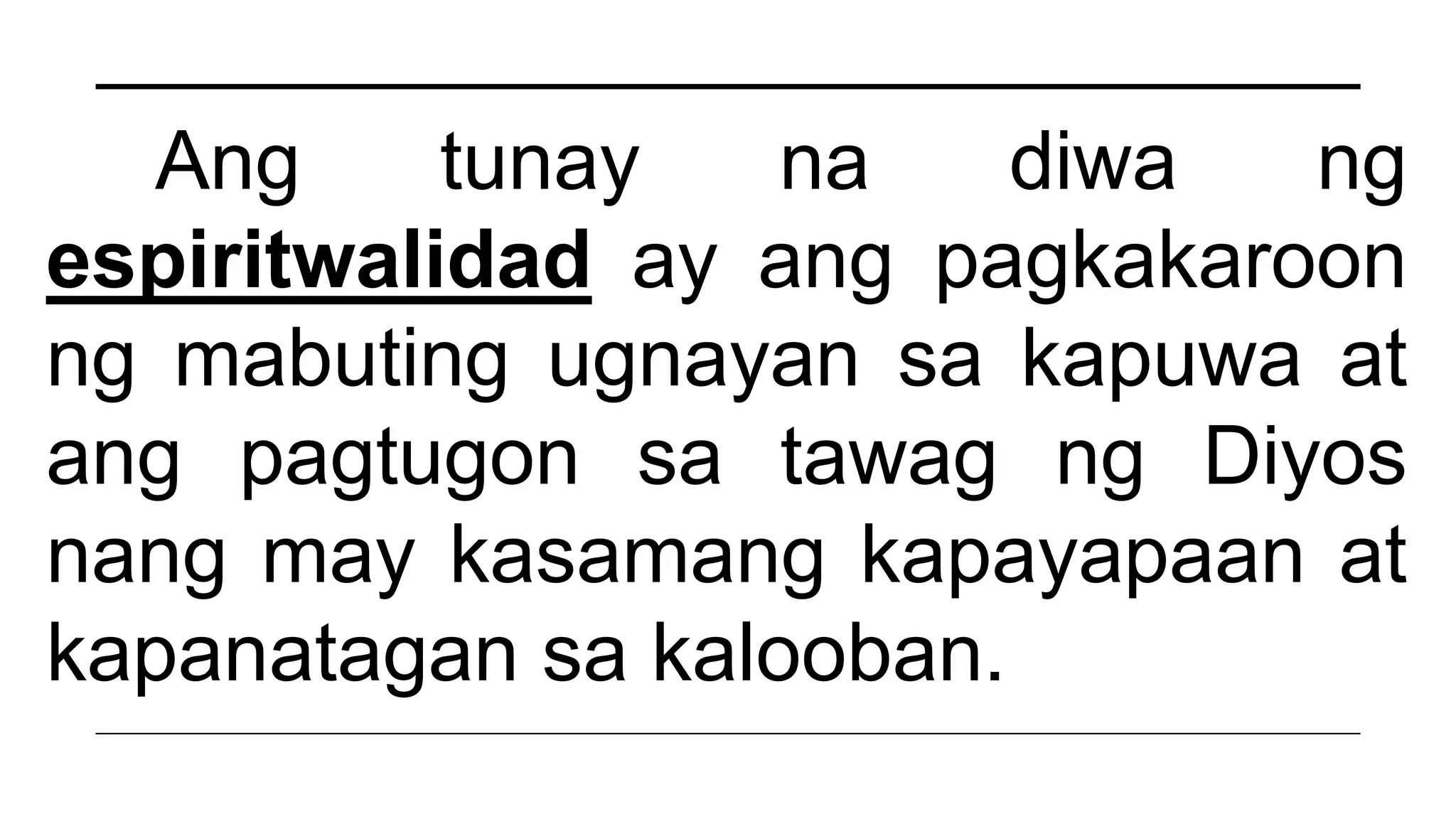 Ang Pagmamahal sa Diyos at Kapuwa ang Tunay na Pananampalataya.pptx