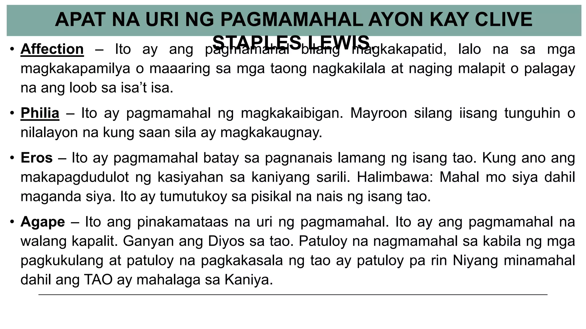 Ang Pagmamahal sa Diyos at Kapuwa ang Tunay na Pananampalataya.pptx