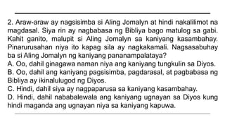 Ang Pagmamahal sa Diyos at Kapuwa ang Tunay na Pananampalataya.pptx