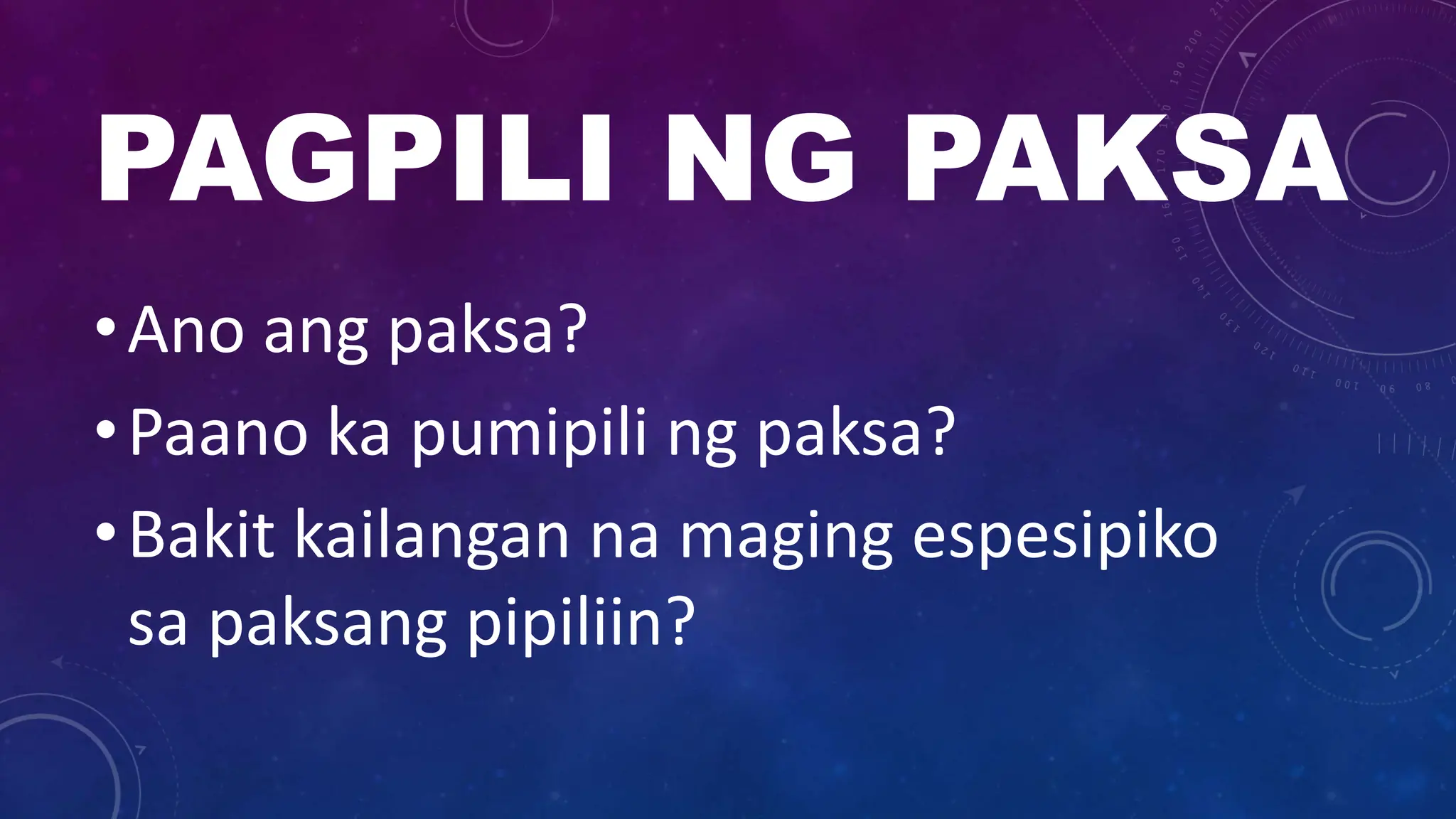 ANG PagPILI NG PAKSA AT ORGANISASYON NG TALATA.pptx