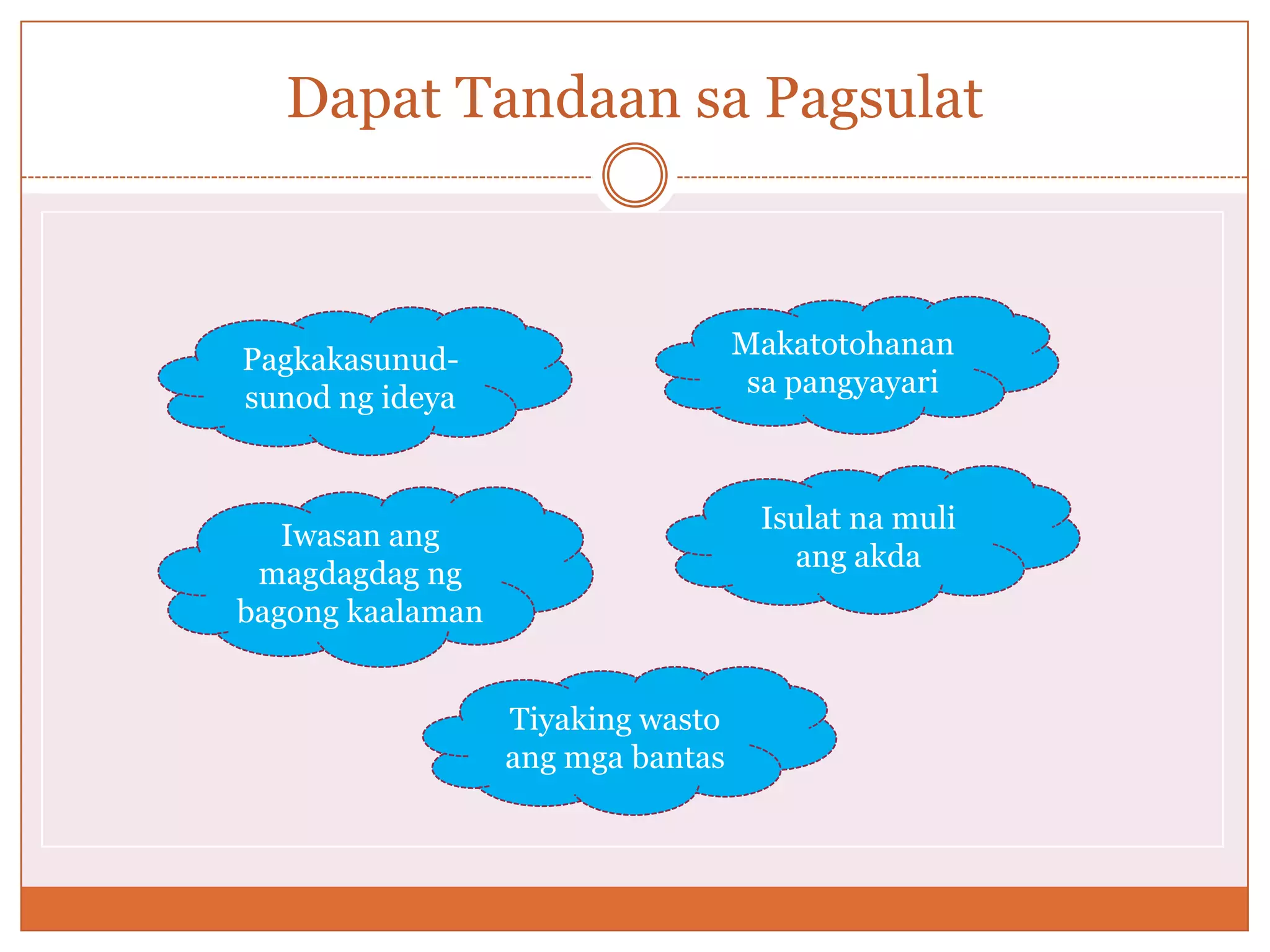 Ang pagsulat | PPTX