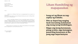 Ang pagsulat ng liham | PPTX