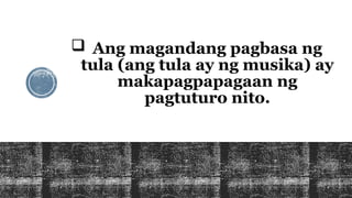 Ang Pagtuturo ng Tula. Pagsulat pptx | PPTX