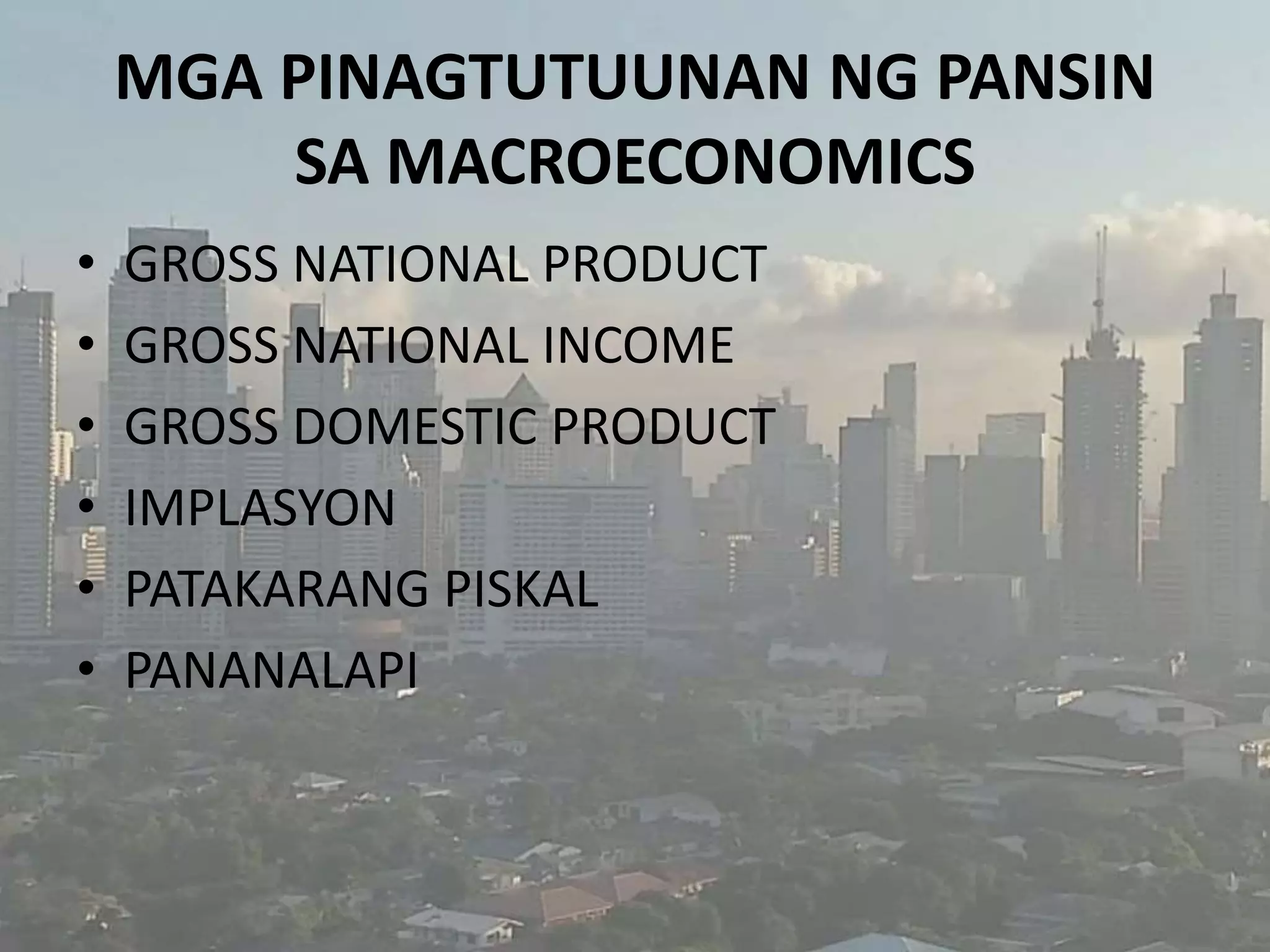 Ang paikot na daloy ng ekonomiya | PPTX