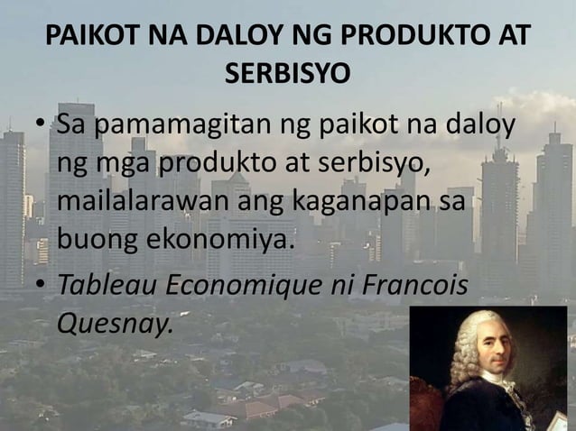 Ang paikot na daloy ng ekonomiya | PPTX