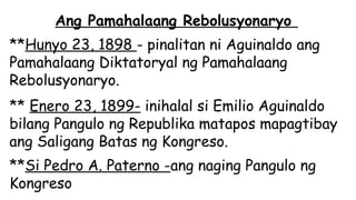 Ang Pamahalaang Rebolusyonaryo sa Pilipinas.pptx