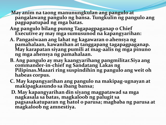 Ang pamahalaan ng pilipinas | PPTX