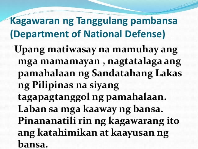Kagawaran Ng Tanggulang Pambansa Logo Secretary Of National Defense