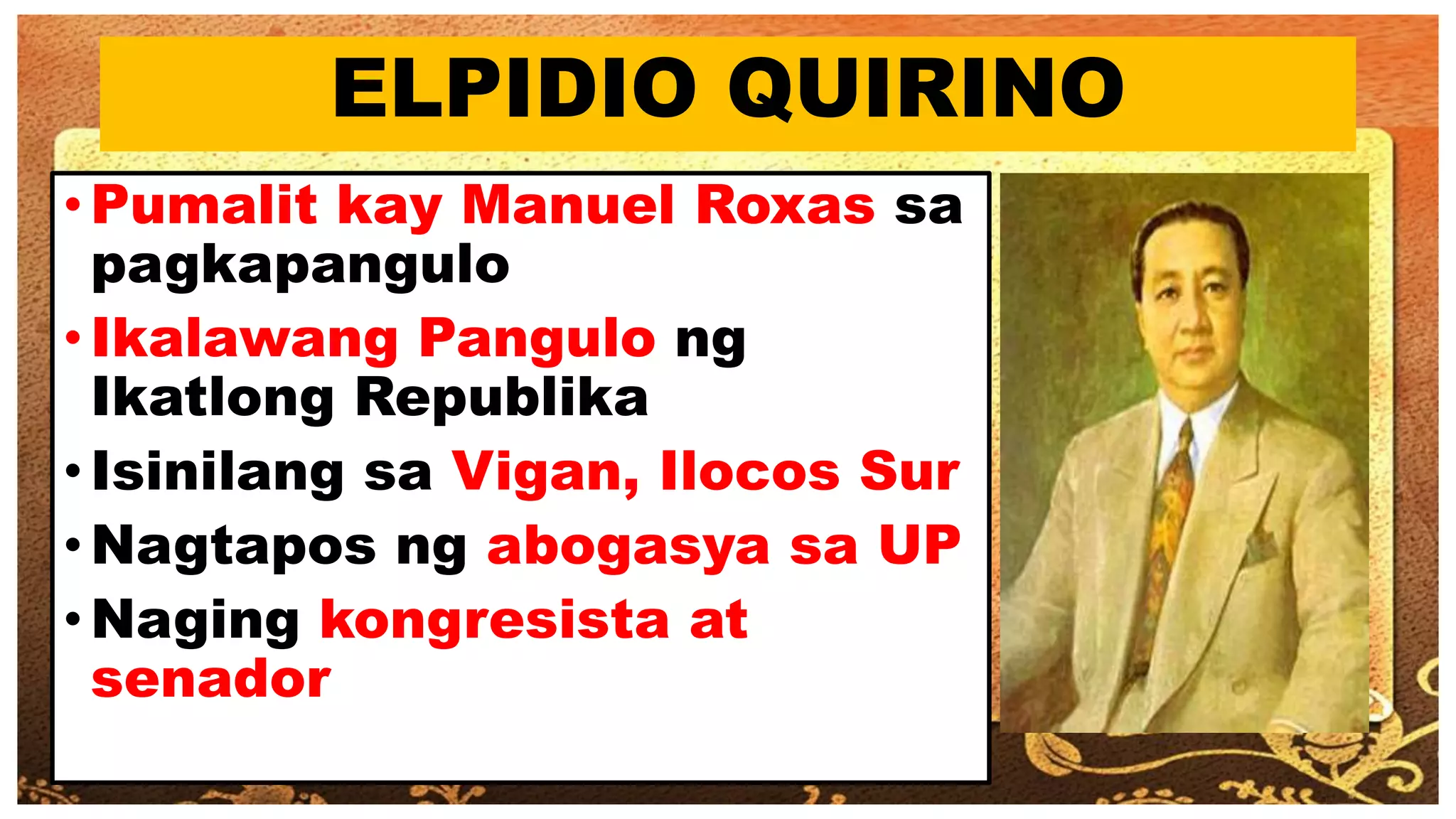 Ang Pamamahala ni Elpidio Quirino.pptx