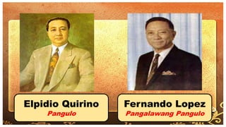 Ang Pamamahala ni Elpidio Quirino.pptx