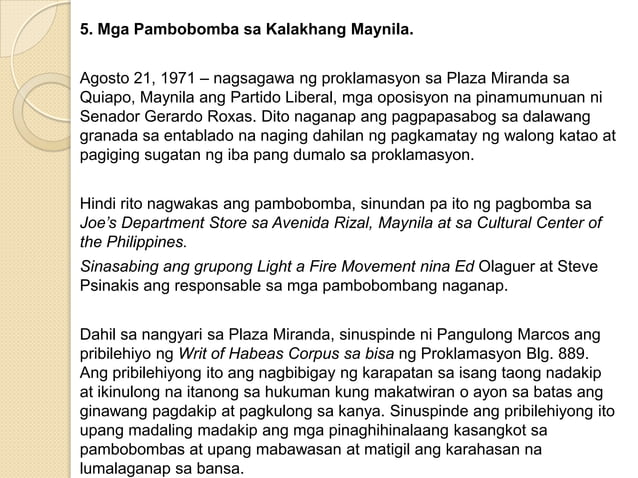 Ang pamamahala ni ferdinand marcos | PPTX