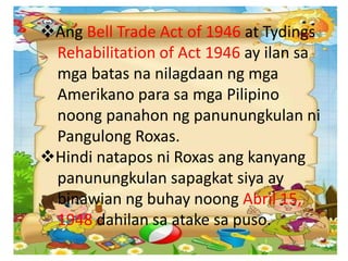 ANG PAMAMAHALA NI MANUEL ROXAS (1).pptx