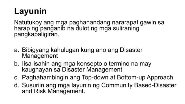 Ang Pamamahala sa Kalamidad (Disaster Management).pptx