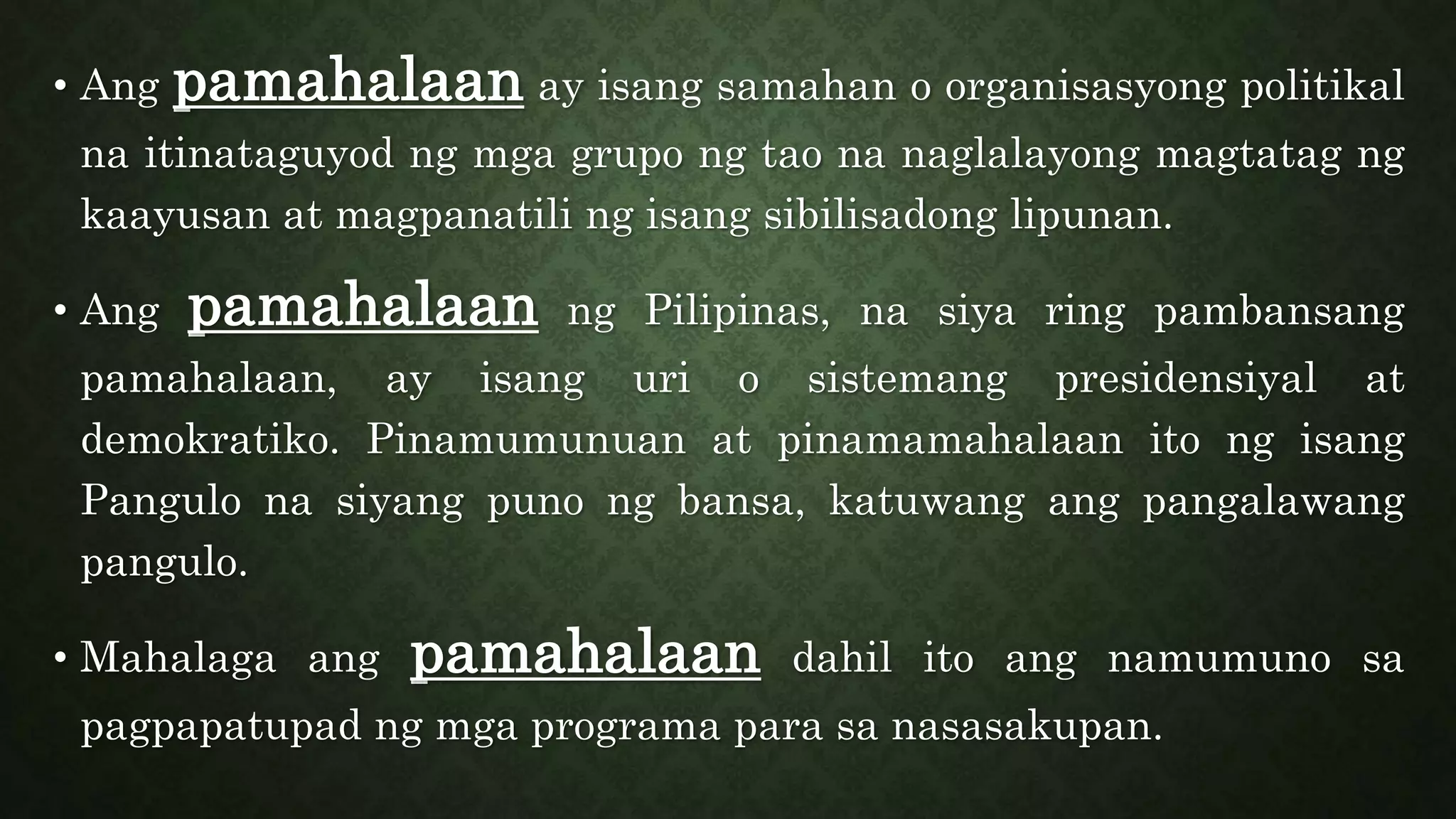 Ang Pambansang Pamahalaan at Kapangyarihan ng Sangay Nito.pptx