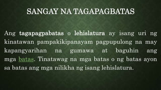 Ang Pambansang Pamahalaan at Kapangyarihan ng Sangay Nito.pptx
