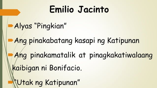 Ang pamunuan ng katipunan | PPTX