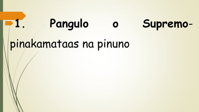 Ang pamunuan ng katipunan | PPTX