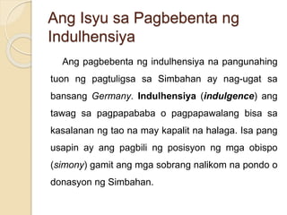 Ang Panahon ng Repormasyon | PPTX