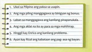 Ang Pang - ukol | PPTX