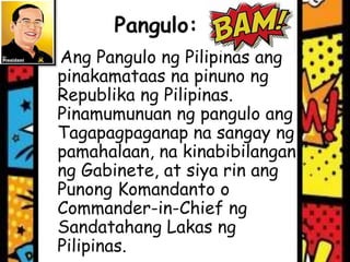 Ang pangulo at pangalawang pangulo ng pilipinas | PPTX