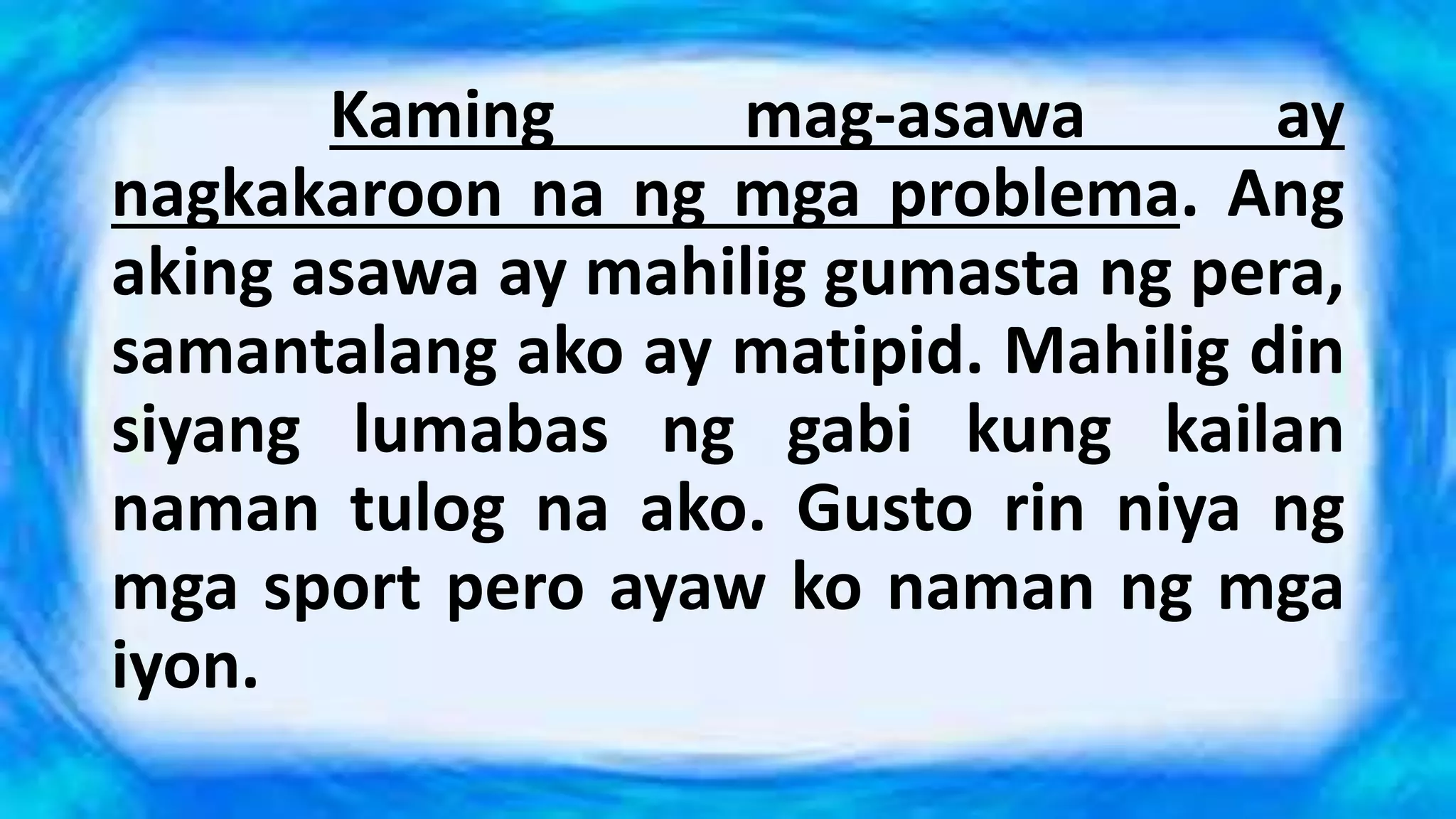 Ang Pangunahing Paksa at mga Pantulong na Detalye | PPTX