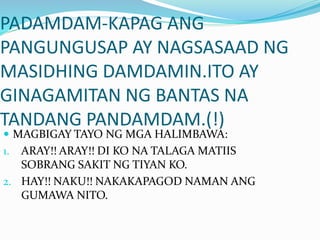 Ang pangungusap | PPT