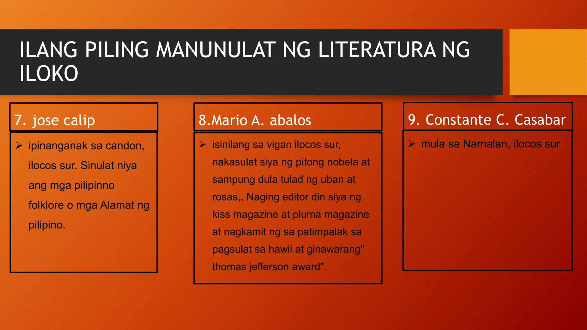 ANG Panitikan ng ilocano sa ilocos norte region | PPTX