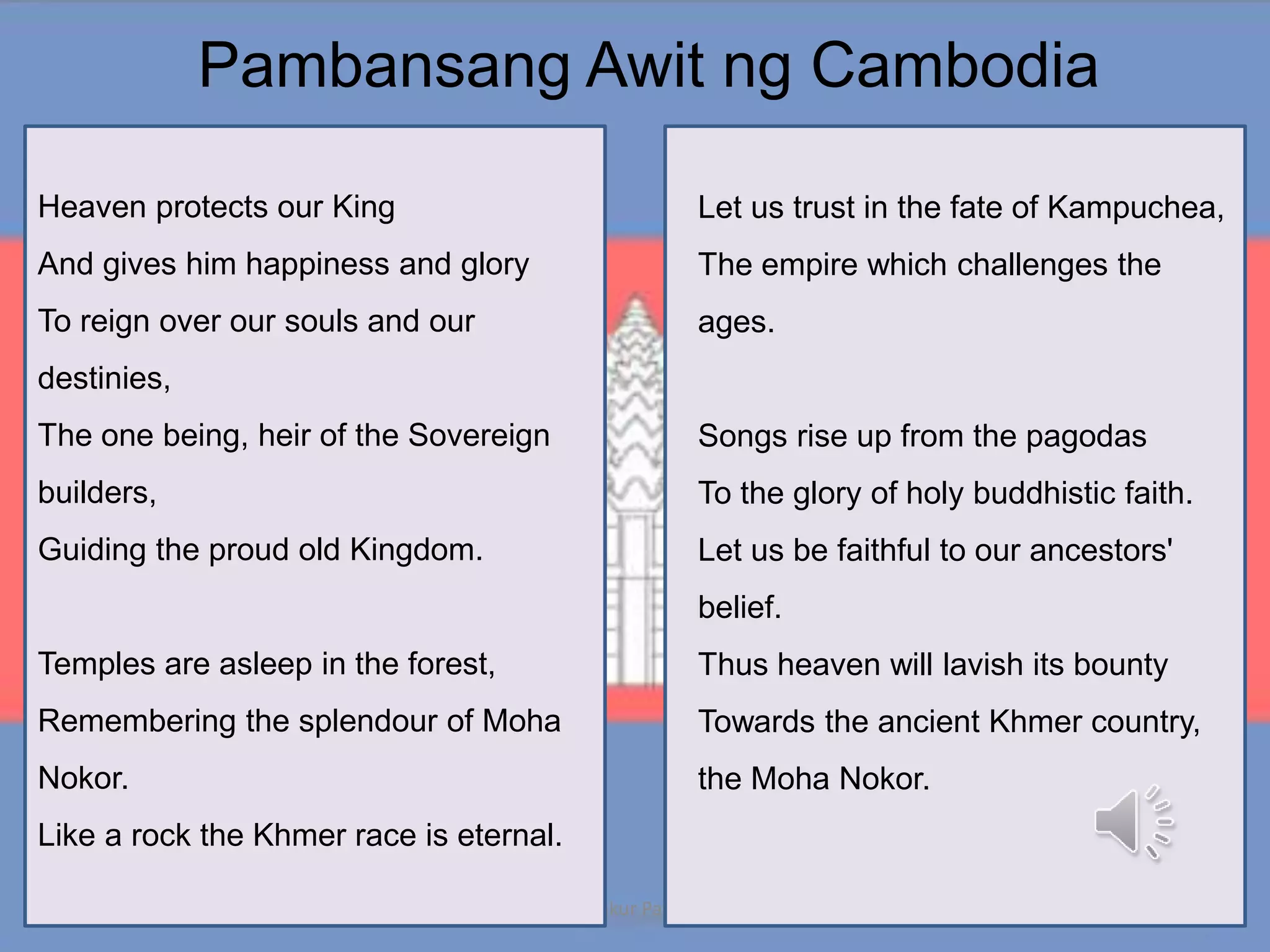 Panitikan ng Umuunlad na Bansa: Kaligiran ng Cambodia | PPTX