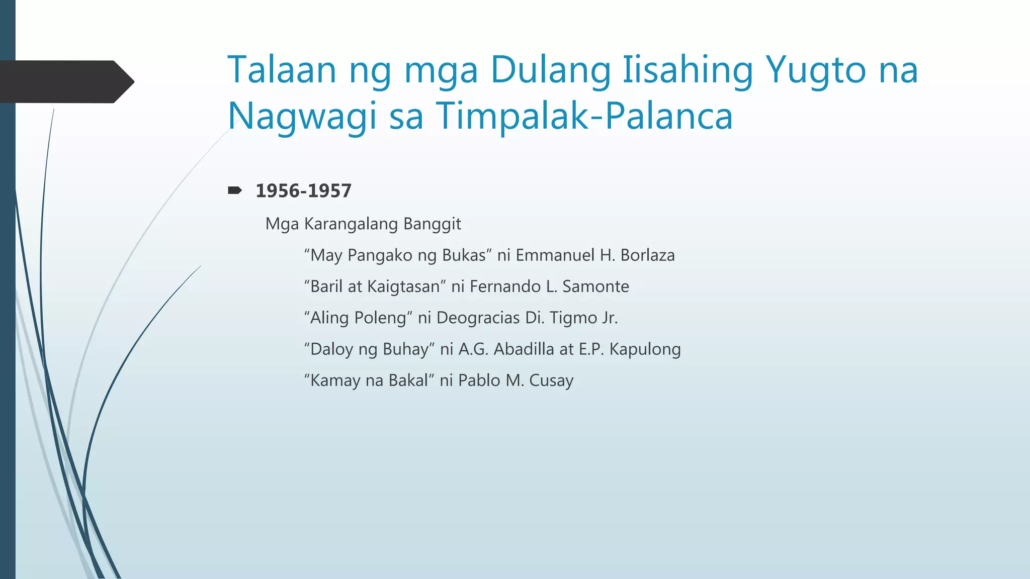 Ang panitikan sa panahon ng liberasyon | PPTX