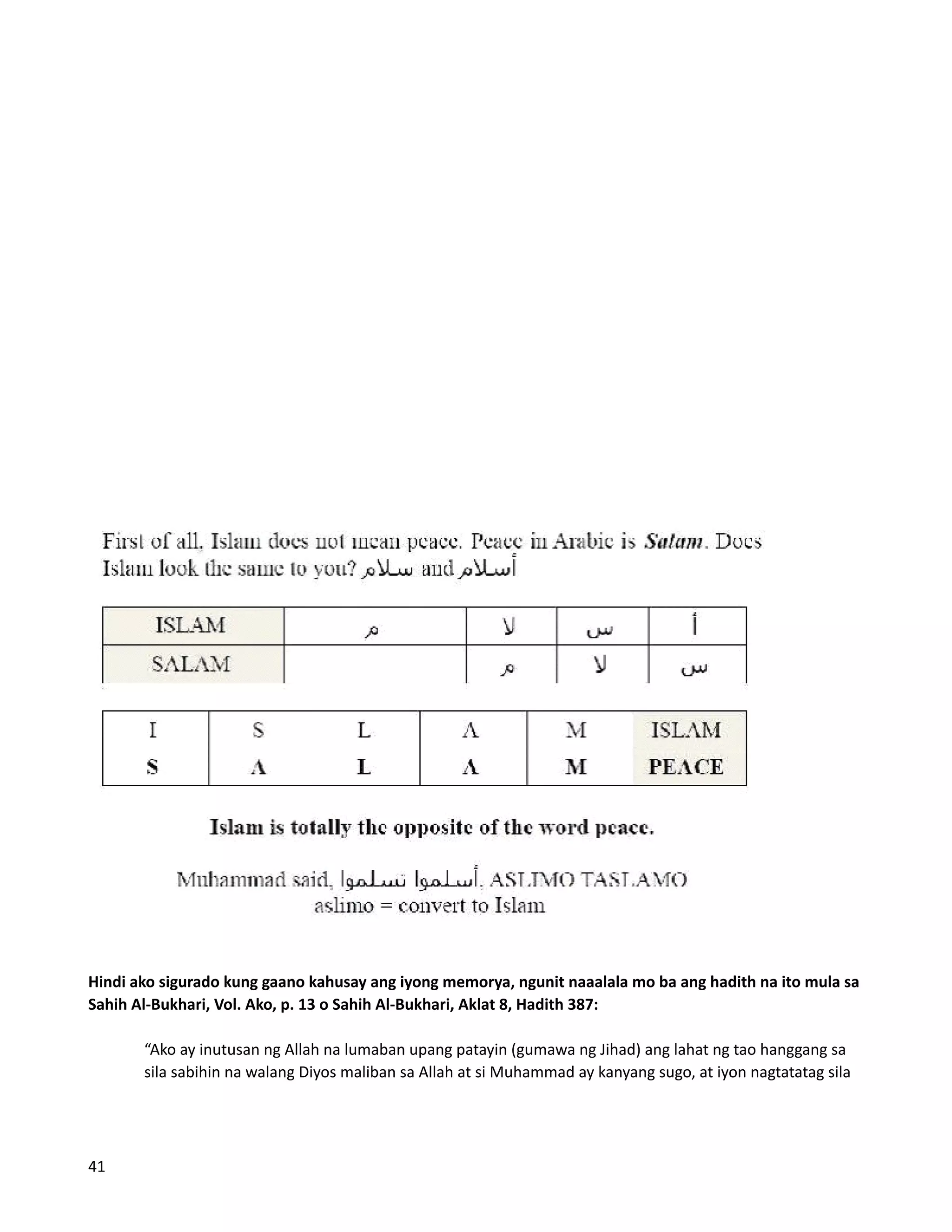 Deception of Allah (TAGALOG) | PDF