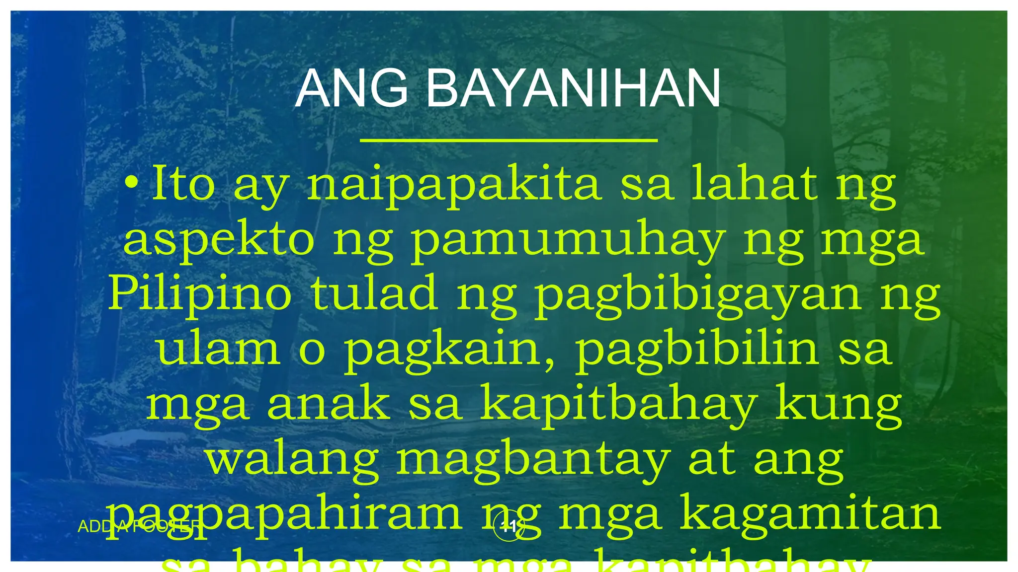 ANG PANLIPUNAN AT PAMPOLITIKAL NA GAMPANIN NG PAMILYA.pptx