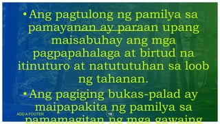 ANG PANLIPUNAN AT PAMPOLITIKAL NA GAMPANIN NG PAMILYA.pptx