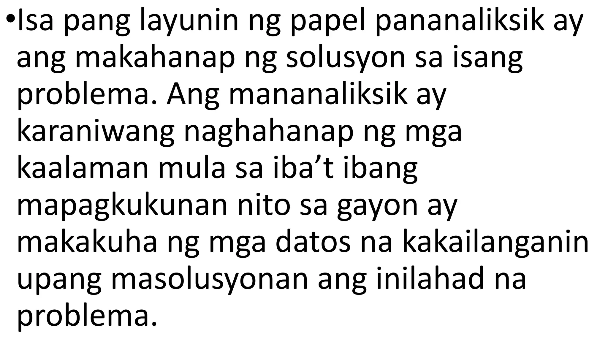 Ang papel pananaliksik *filipino11" | PPTX