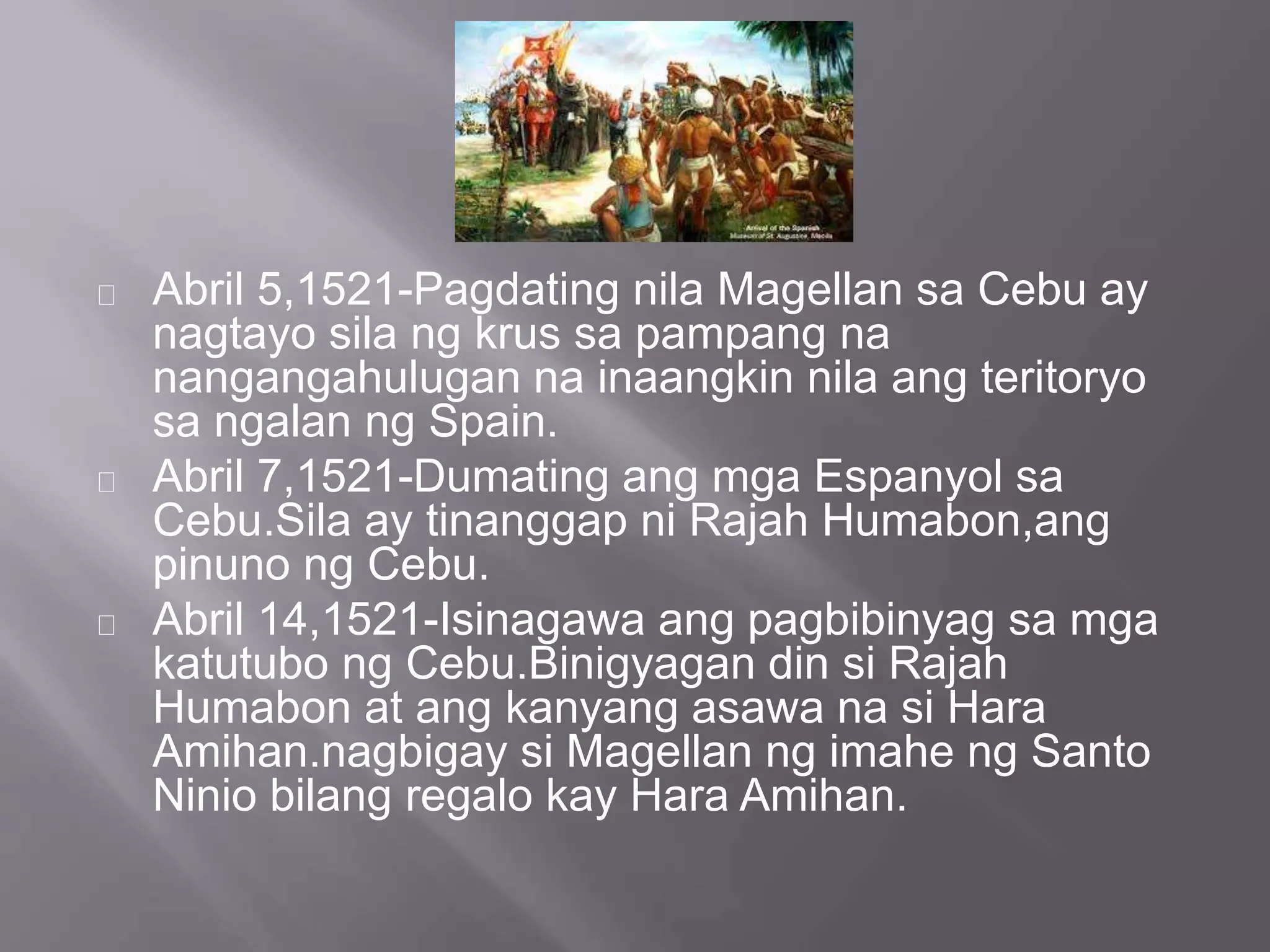 ang pagdating ni magellan sa Pilipinas | PPTX