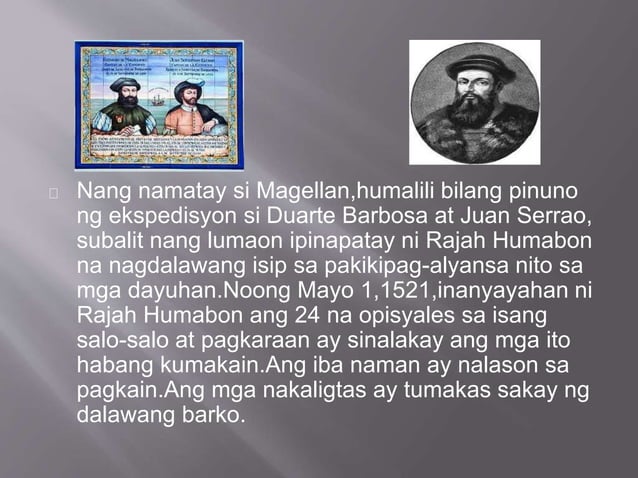 ang pagdating ni magellan sa Pilipinas | PPTX