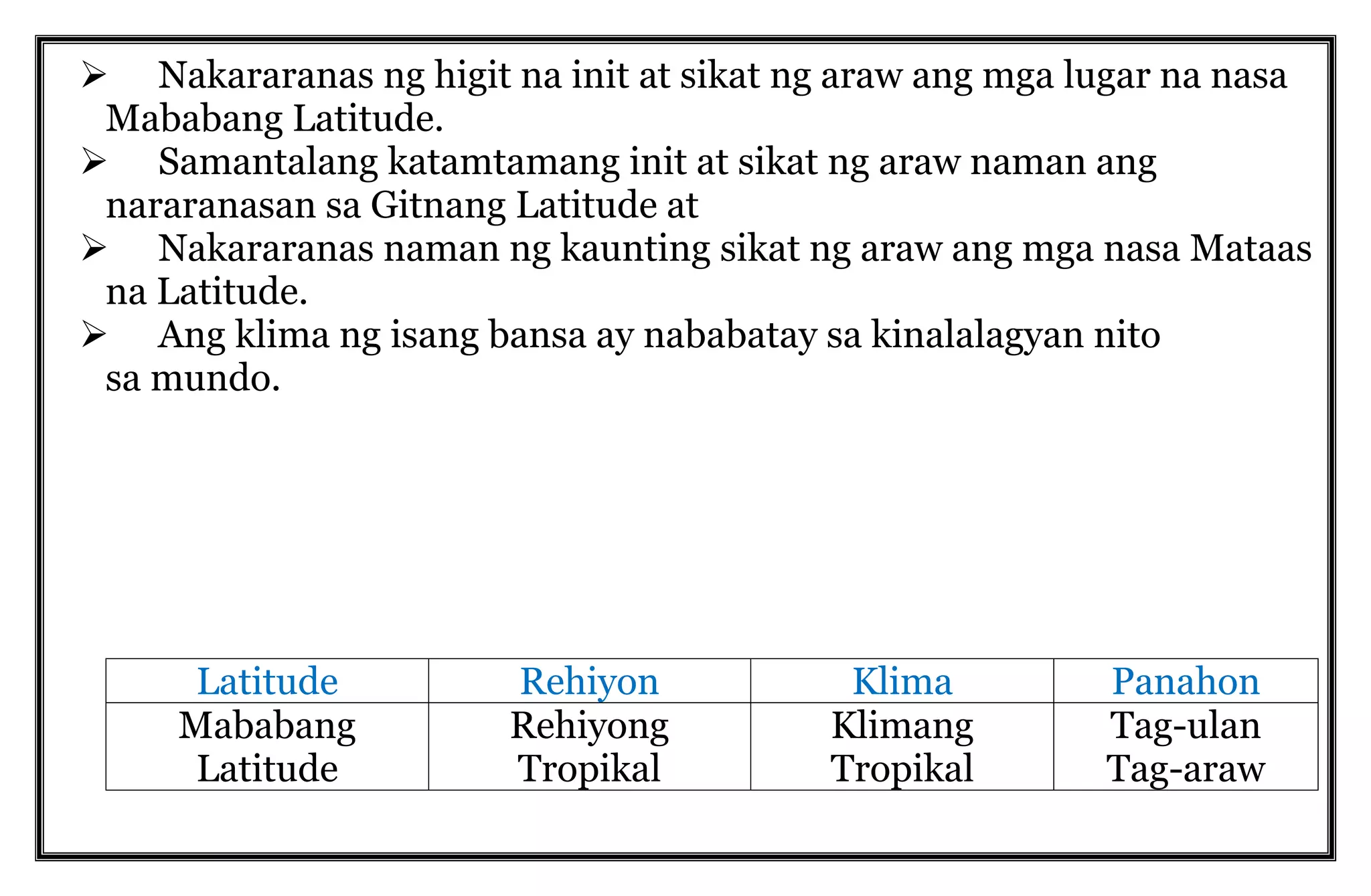 ANG PILIPINAS AY BANSANG TROPIKAL.docx