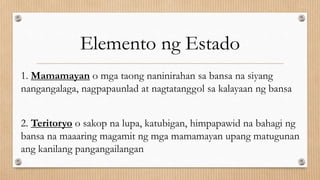 Ang Pilipinas bilang isang ganap na estado | PPTX