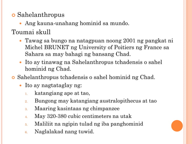 Ang Pinagmulan ng mga Unang Tao sa Daigdig - Kasaysayan ng Daigdig ...