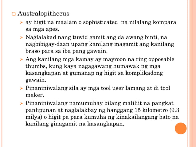 Ang Pinagmulan ng mga Unang Tao sa Daigdig - Kasaysayan ng Daigdig ...