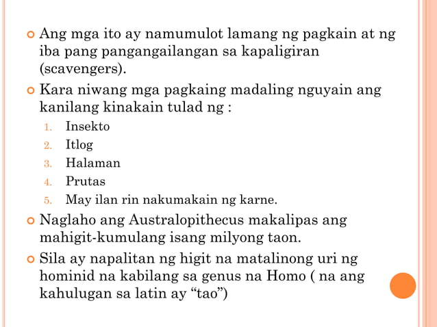 Ang Pinagmulan ng mga Unang Tao sa Daigdig - Kasaysayan ng Daigdig ...